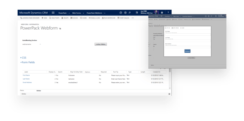 PowerWebForm | Dynamics 365 | Cloud9 Insight