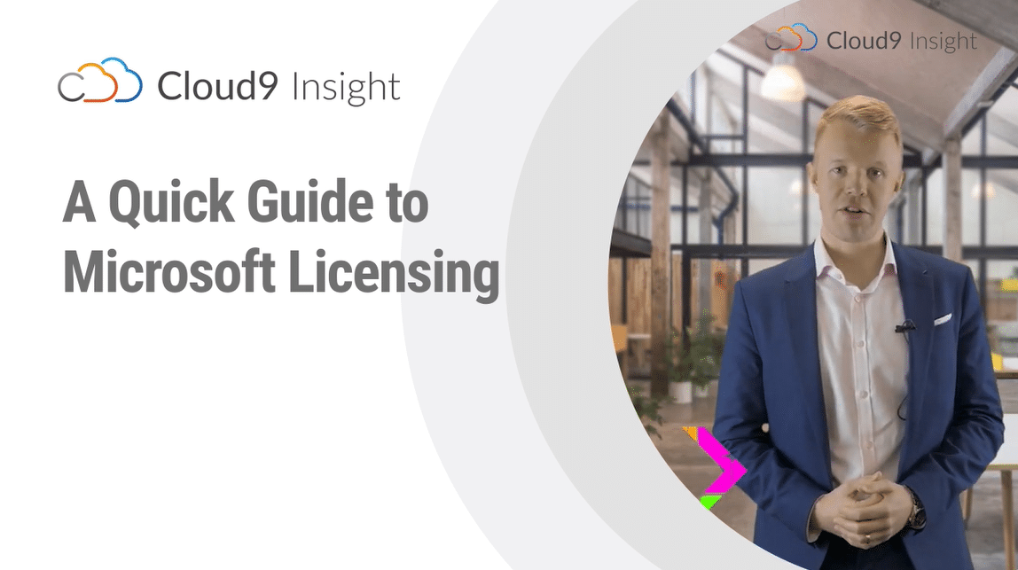 A Quick Guide to Microsoft Dynamics 365 Licensing - Cloud 9 Insight