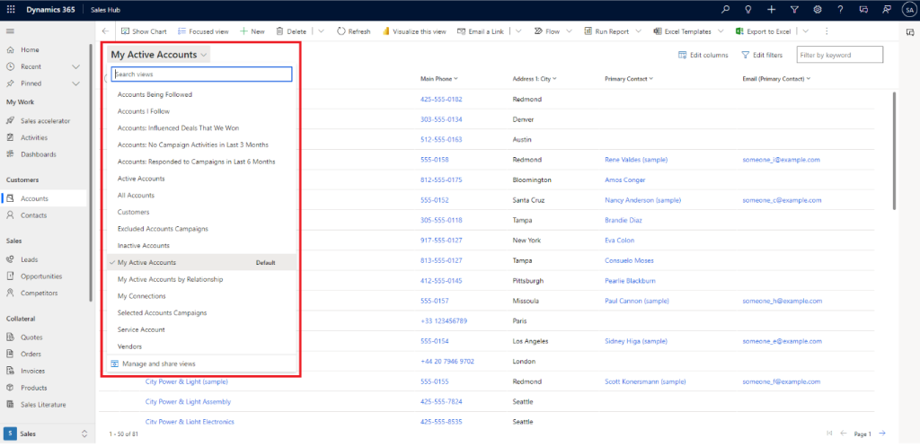 How to create and edit system views in Microsoft Dynamics 365 – Cloud9 ...