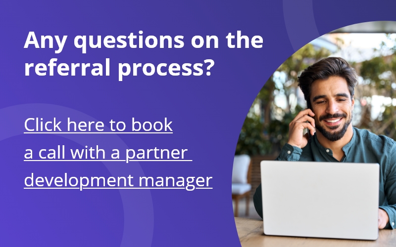 Partner Hub Referral Form Landing Page - Cloud 9 Insight